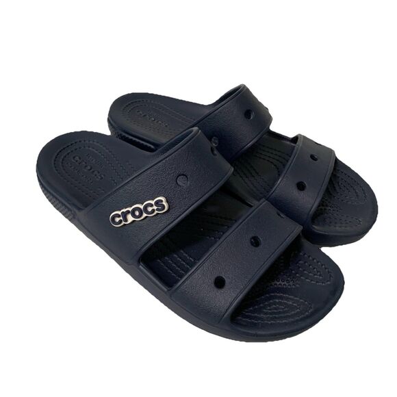 CROCS | Shoes | Crocs Classic 2 Strap Slide Unisex Adult Womens 9 Navy ...